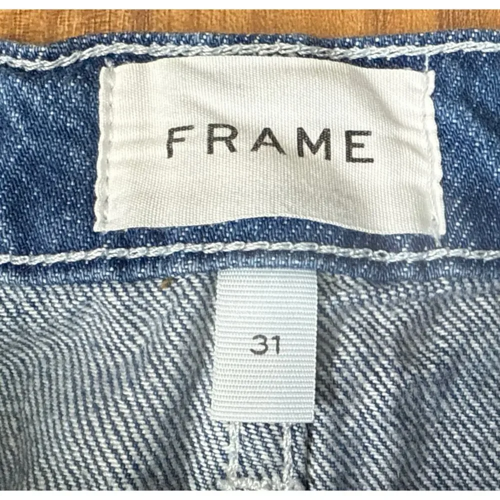 Frame Denim | Jeans | Frame Le Jane Crop Baggy Jeans Women 3 Blue High ...
